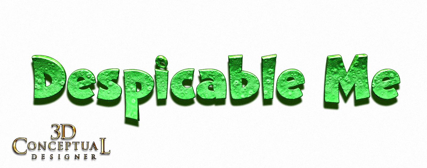 3DconceptualdesignerBlog: Project Review DESPICABLE ME 2010 3D Logo ...